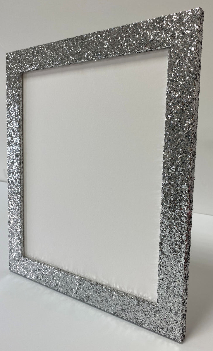 Silver Glitter Picture Frame (32mm wide) – DMR Framing